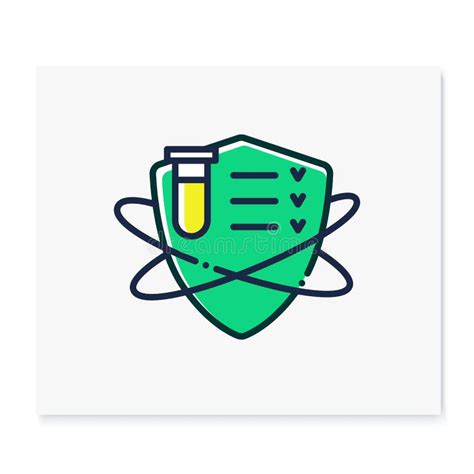 X Ray Testing Rgb Color Icon Stock Vector Illustration Of Health Logo 235278979