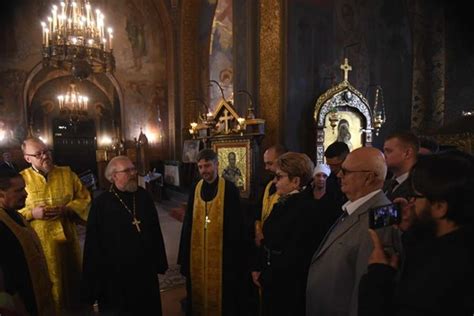 Митрофанова отвори руската църква Видео снимки