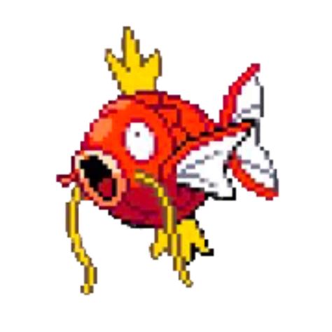 Magikarp Perler Bead Pokemon Patterns Pokemon Sprites Pokemon Pattern