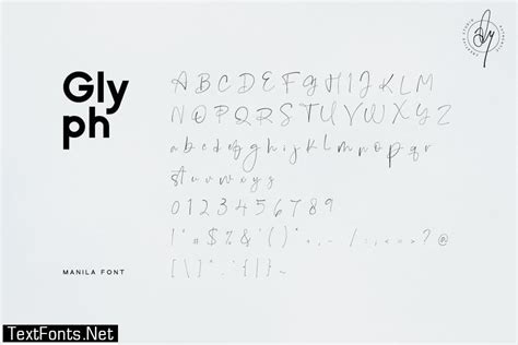 manila font