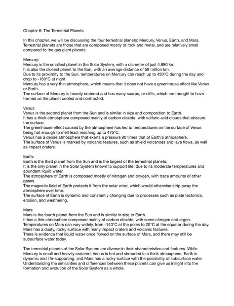 AST Dr Christopher Gay Introduction To Astronomy Spring Online Detailed Chapter