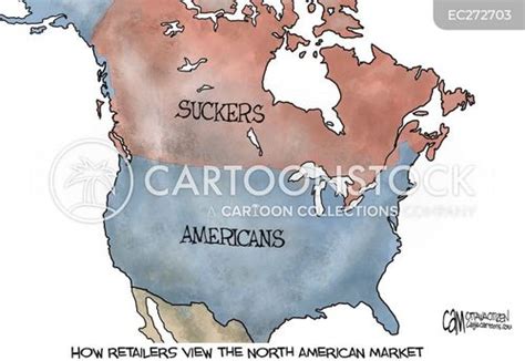 Canada Us Border Cartoons And Comics Funny Pictures From Cartoonstock