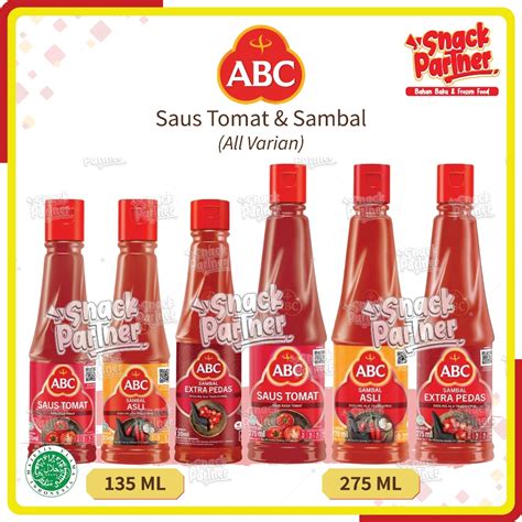 Jual Saos Abc 135 275 Ml Botol Saus Sambel Sambal Asli Cabe Chili