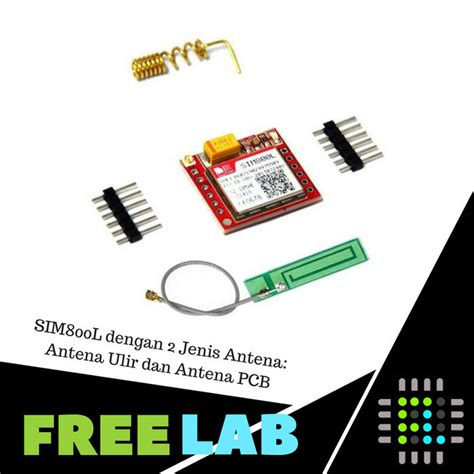 Jual Sim800l Quad Band Gprs Gsm Modul Dengan 3 Jenis Antena Shopee Indonesia