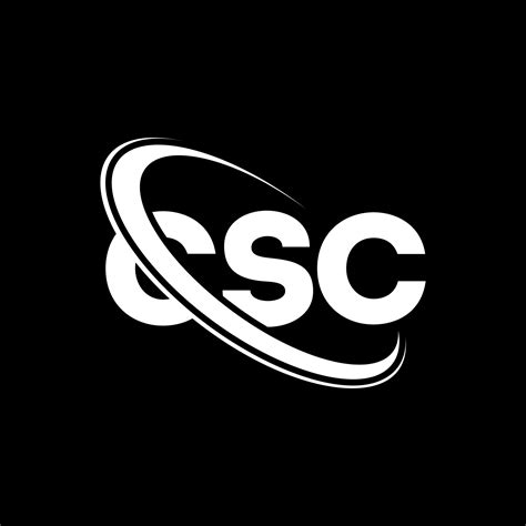 Csc Logo Csc Letter Csc Letter Logo Design Initials Csc Logo Linked With Circle And Uppercase