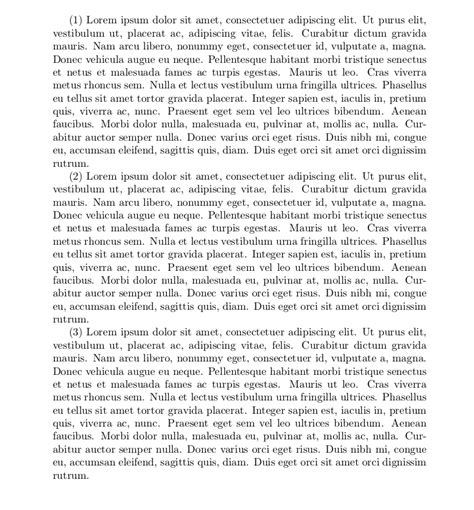 Enumerate Enumeration For Regular Paragraphs Tex Latex Stack