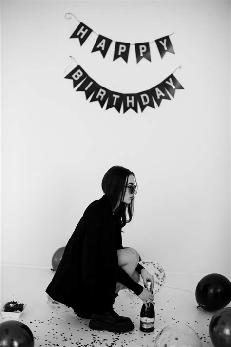 Фотосессия на день рождения Идея съемки на день рождения в студии 21st Birthday Photoshoot