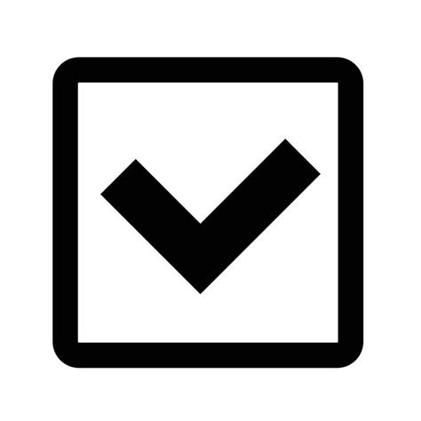 Checkbox Icon In Black And White 48668291 Vector Art At Vecteezy Checkbox Icon In Black And White 48668291 Vector Art At Vecteezy