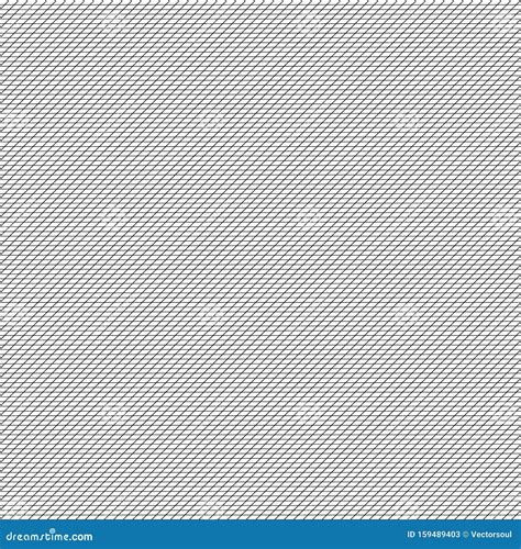 Diagonal Tilt Lean Units Grid Mesh Grating Regular Angle Lines Lattice Pattern Stock Vector