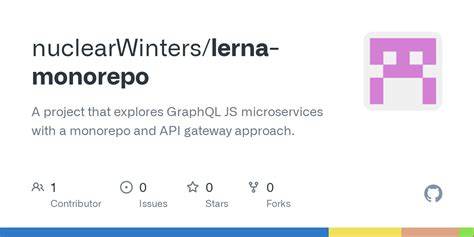 GitHub NuclearWinters Lerna Monorepo A Project That Explores GraphQL JS Microservices With A