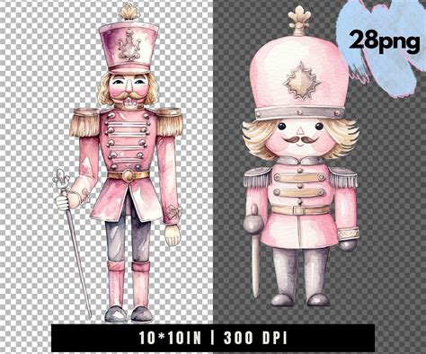 Watercolor Nutcracker Clipart Cute Nutcracker Png Funny Nutcracker