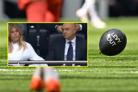 Daniel Levy Consoled By Wife As Tottenham Fans Use Balloons To Protest