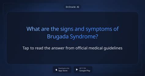 What Are The Signs And Symptoms Of Brugada Syndrome