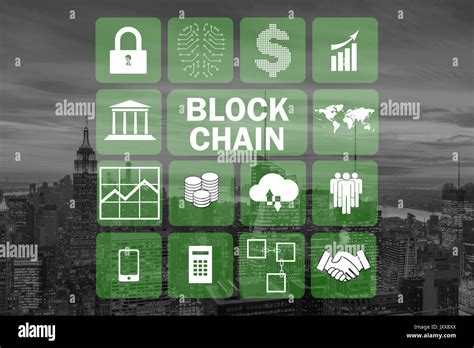 Blockchain Concept In Database Management Stock Photo Alamy