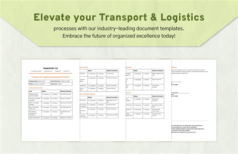 Transport And Logistics Employee Exit Checklist Template In Word Pdf