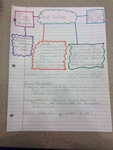 Nursing Concept Maps For Chf
