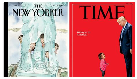 Time Y The New Yorker Cuestionan En Sus Portadas La Política Migratoria
