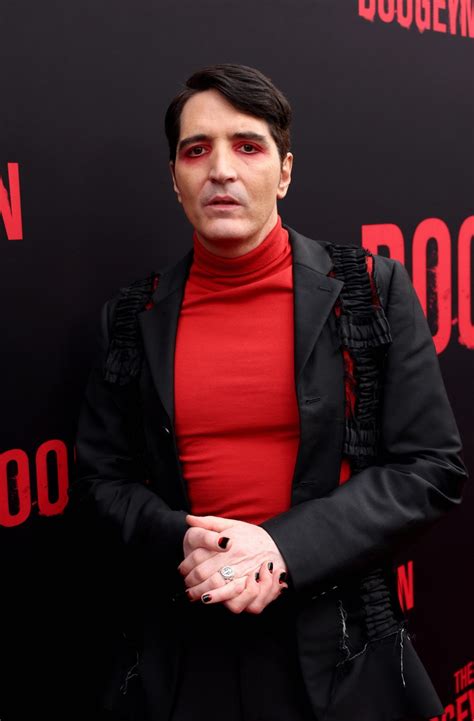 David Dastmalchian Wears Red Eye Makeup For The Boogeyman Premiere