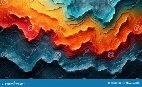 Contour Topography Line Colored Simple Pattern Stock Illustration Illustration Of Pattern