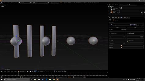 Modifiers Arrays Objects Duplicated And Positioned At Different Rates