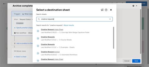 sheet picker update for move copy row automations is now generally