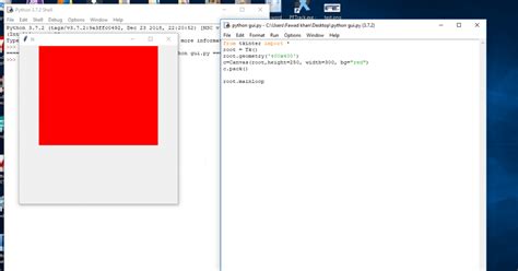 Python Gui Tkinter Canvas Tutorial For Beginners Line Oval Rectangle