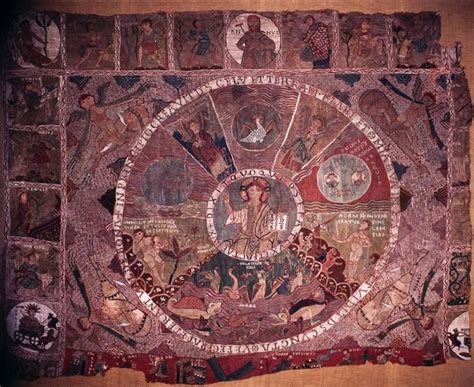 The Tapestry Of Creation Or Girona Tapestry Is A Romanesque Panel Of