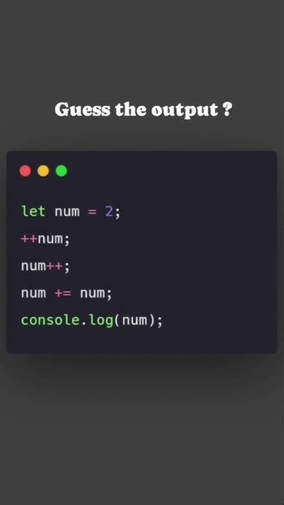guess the output for javascript javascriptcode coding frontendcourse