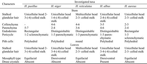 The Epidermis Followed By Collenchyma And Parenchyma In H