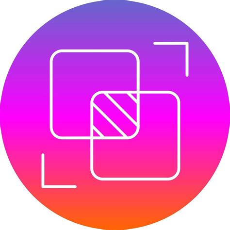 Intersect Line Gradient Circle Icon 39184658 Vector Art At Vecteezy