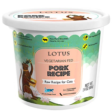 Lotus Raw Pork Frozen Cat Food