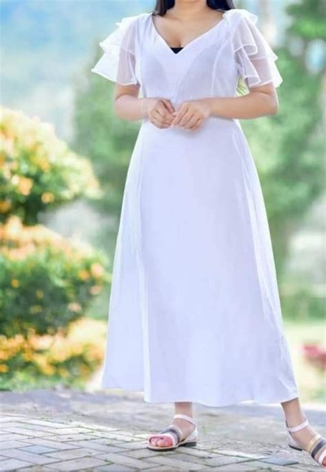 34 White Colour Frock Design Ideas Frock Design Frocks Colour