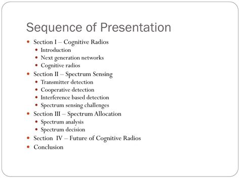 PPT Spectrum Sensing And Allocation Techniques For Cognitive Radios PowerPoint Presentation