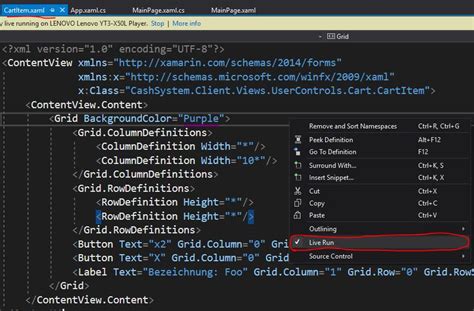 Xamarin Live Player Not Updating In Realtime Stack Overflow