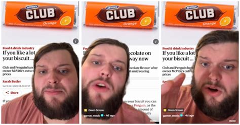 Theyve Reduced The Chocolate Content Of Club And Penguin Biscuits And Garron Noone Is