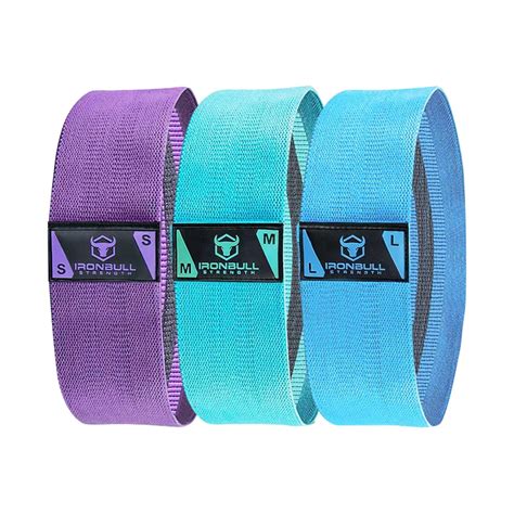Hip Resistance Bands 3 Bands Kit Fitness Dépôt