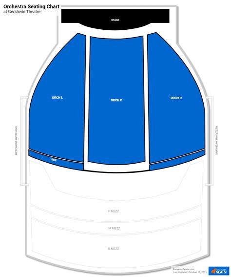 Gershwin Theater Seating Chart For Wicked Cabinets Matttroy
