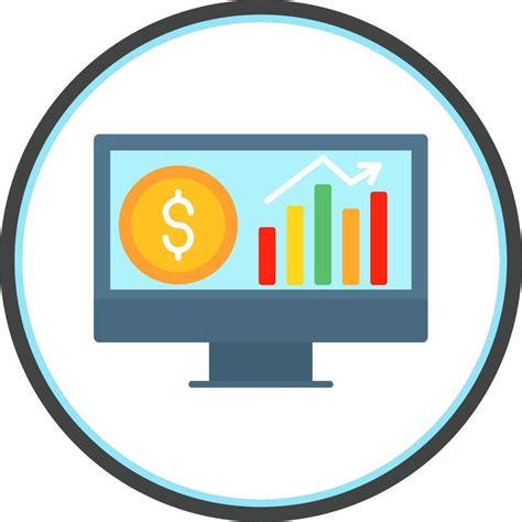 Analytics Flat Circle Icon 38836000 Vector Art At Vecteezy