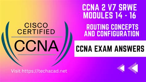 CCNA V SWRE Modules Routing Concepts And Configuration Exam Answers