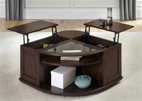 Pie Shaped Lift Top Coffee Table Foter