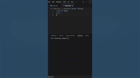 Hello World Web Page Using Html Html Coding Webdevelopment Website Youtube