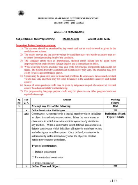 Model Answer Winter 2019 Pdf