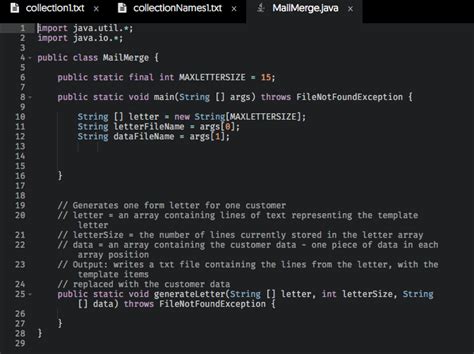 Solved Write A Program That Will Perform A Mail Merge