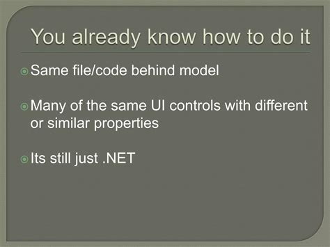Introduction To Useful Wpf PPTX