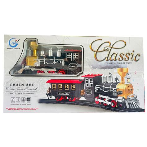 Classic Train Set Toy With Smoke Urban Panda