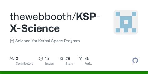 GitHub Thewebbooth KSP X Science X Science For Kerbal Space Program