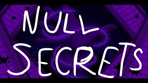 The Null Zone Secrets Roblox Youtube