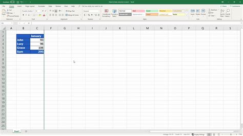 How To Hide Columns In Excel