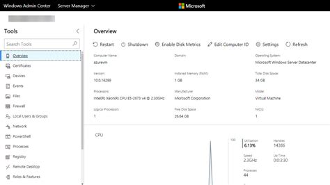 How To Manage Azure VMs Running Windows Server Using The Windows Admin Center Petri IT