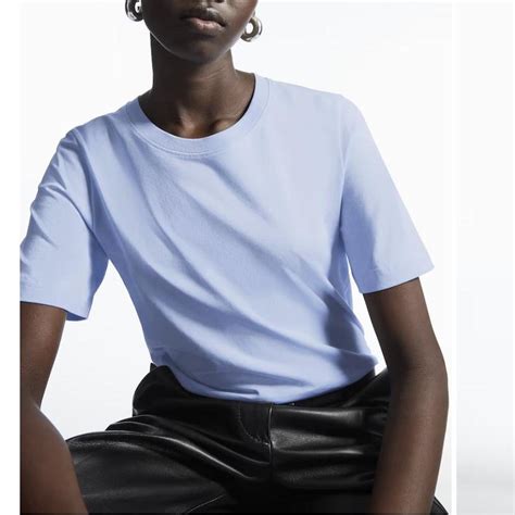 On Hold Do Not Purchase Cos Blue Tee Relaxed Depop